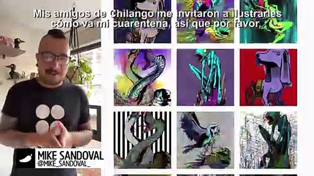chilango - Entrevista ilustrada con Mike Sandoval